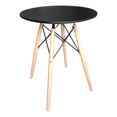 Black Round Table Rental for Dubai, Abu Dhabi, UAE, GCC events.