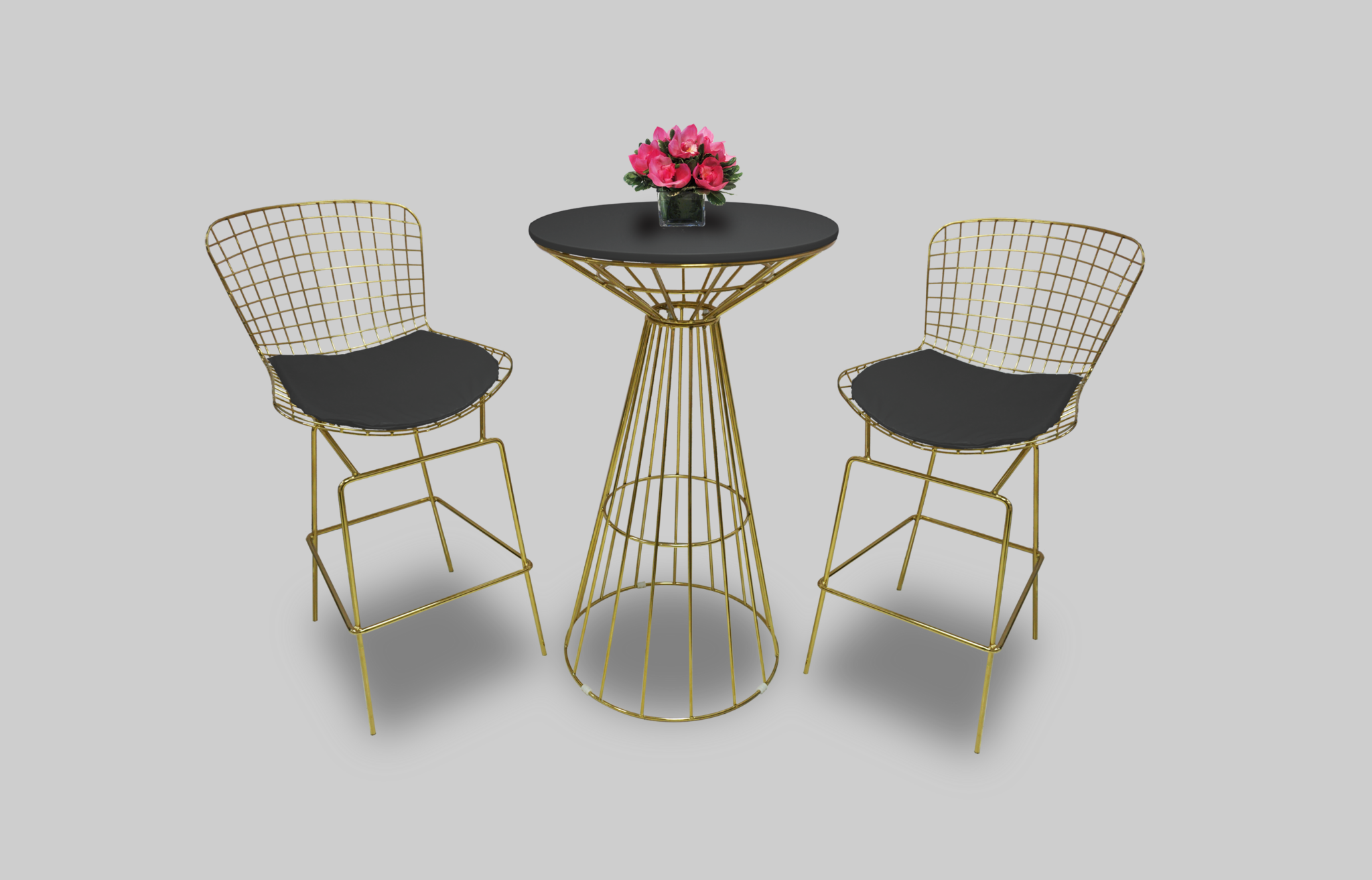 Gold Cocktail Table Rental for Dubai, Abu Dhabi, UAE, GCC events