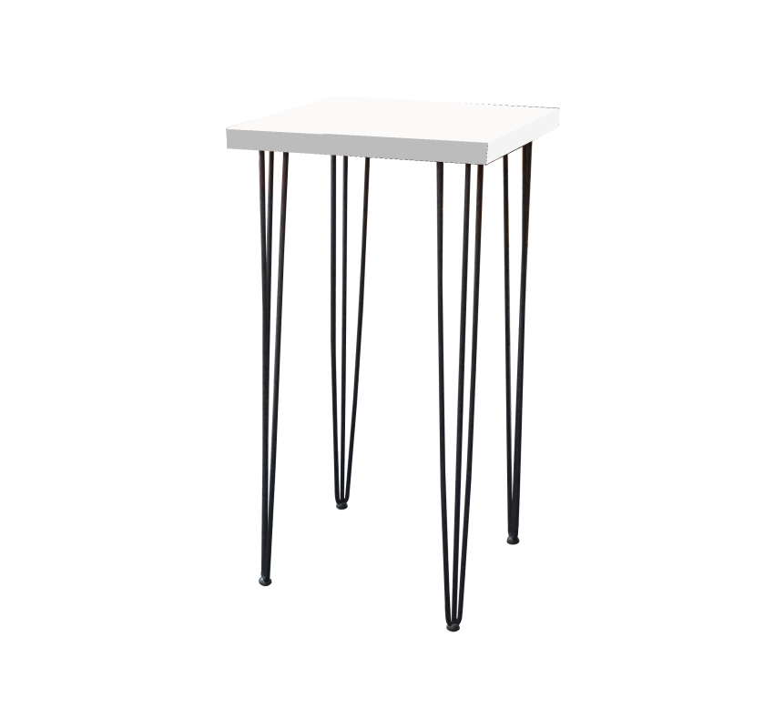 Hairpin Square Standing Table Rental in Dubai, Abu Dhabi, UAE