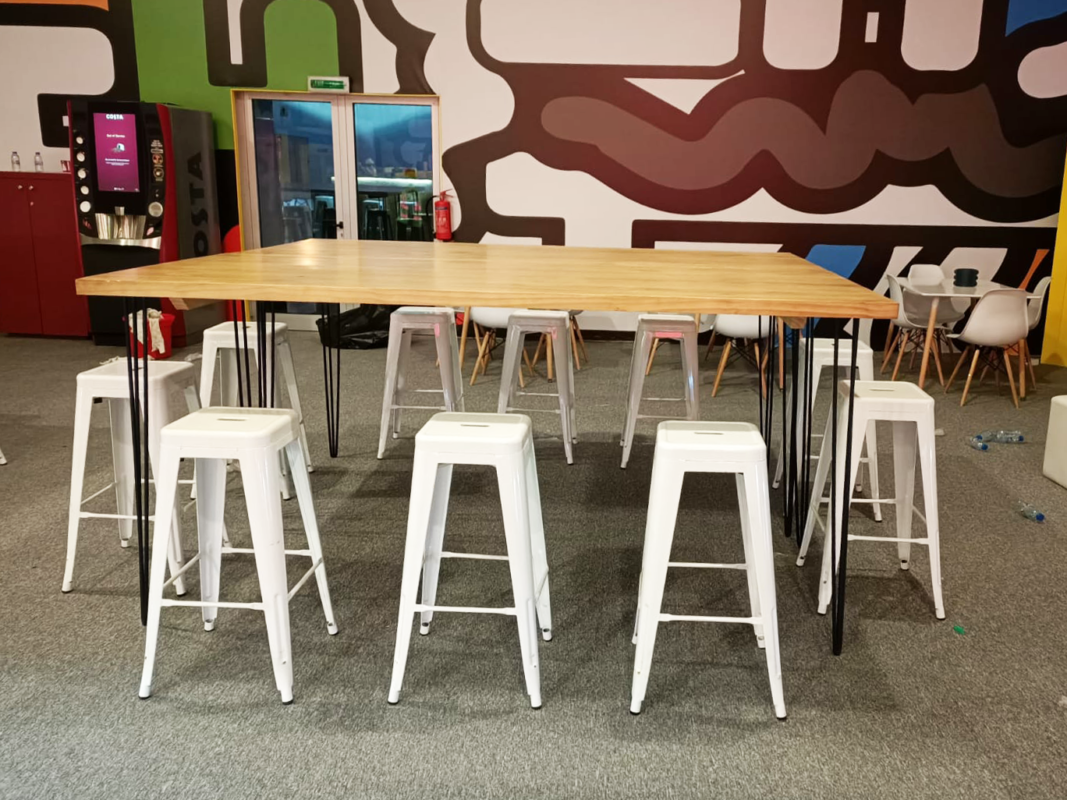 Rustic Bar Table Rental for Dubai, Abu Dhabi, UAE events