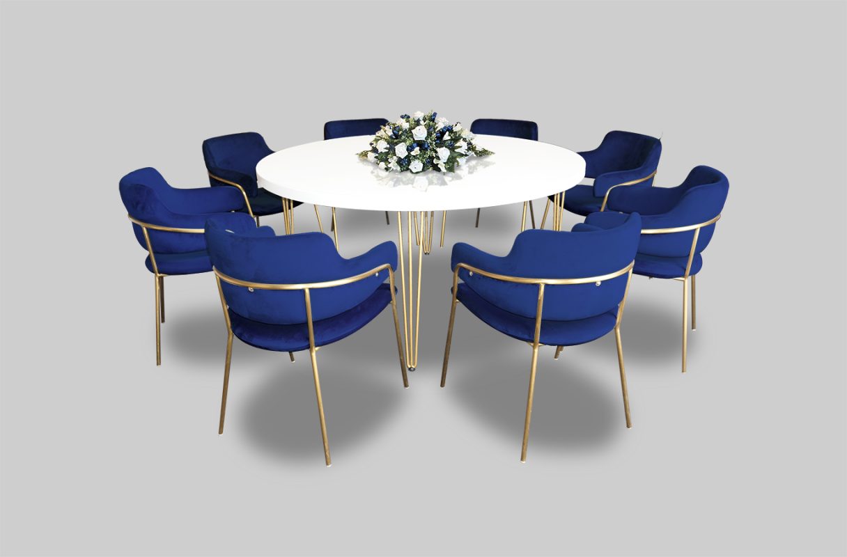 White Round Dining Table | Dining Tables | Areeka Event Rentals