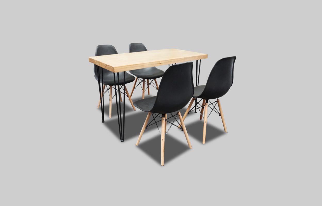 Small Hairpin Rustic Table Rental in Dubai, Abu Dhabi, UAE