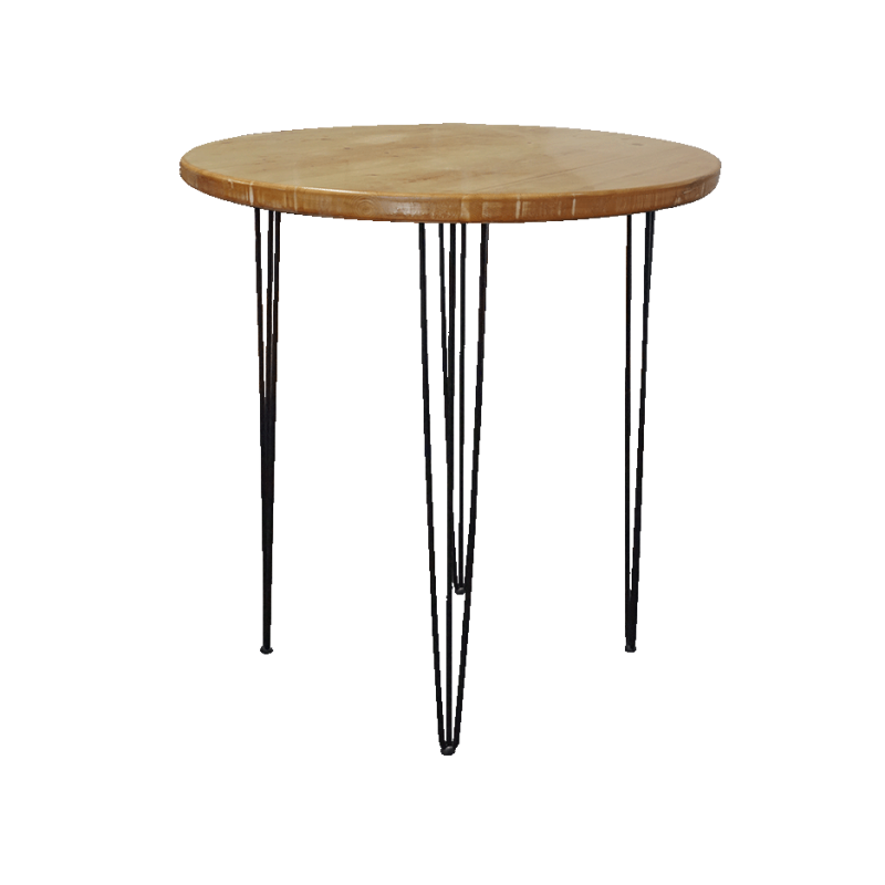 Hairpin Round Bistro Table | Dining Tables | Areeka Event Rentals