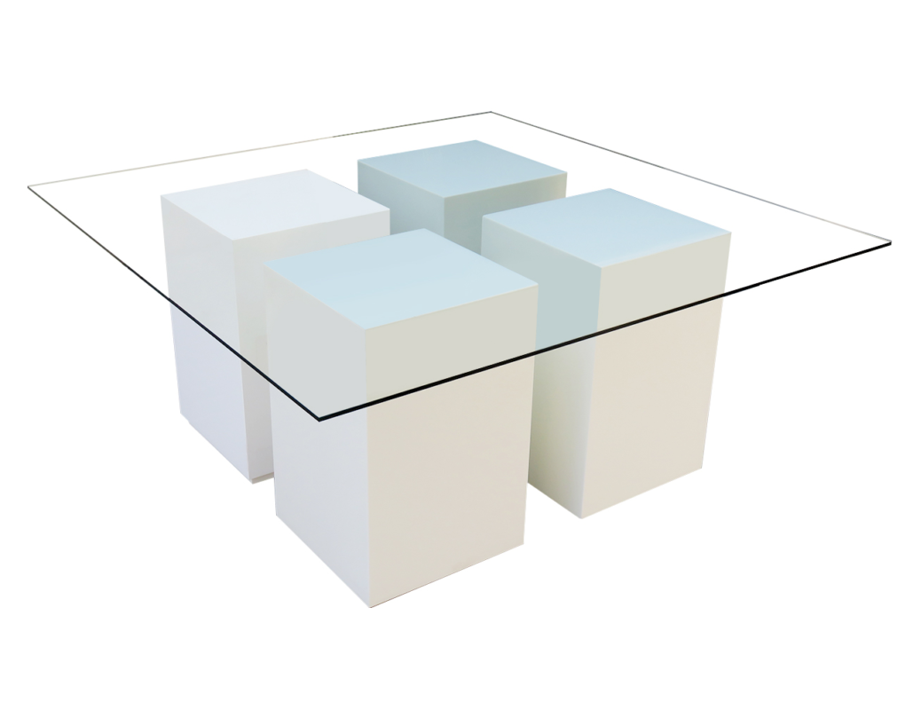 Glass High Table Rental for Dubai, Abu Dhabi, UAE events