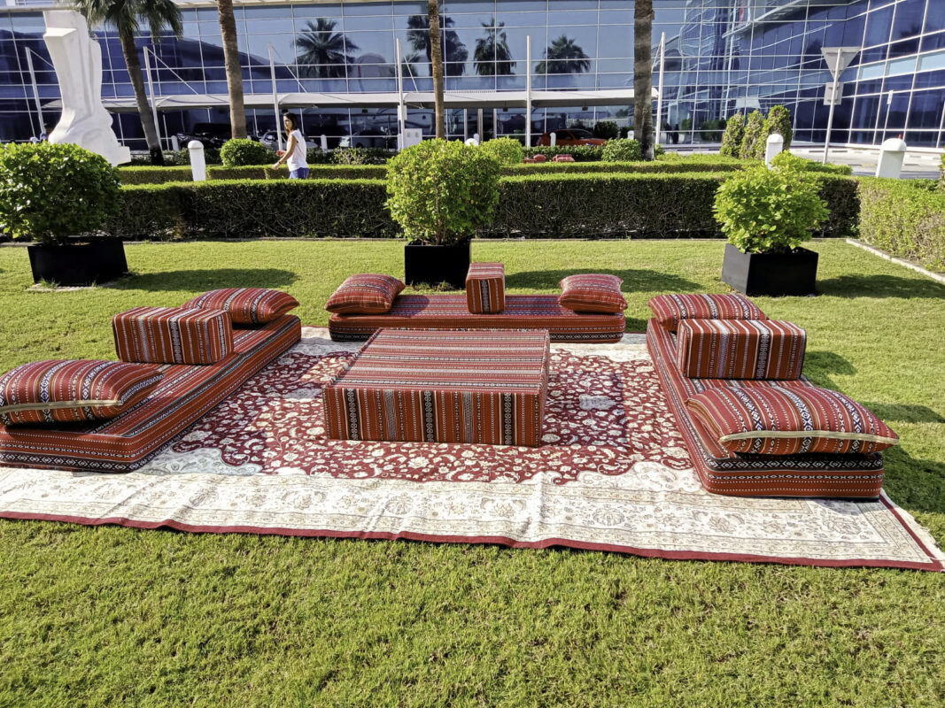 Buy Low Majlis Arm Cushion - | Areeka Event Rentals