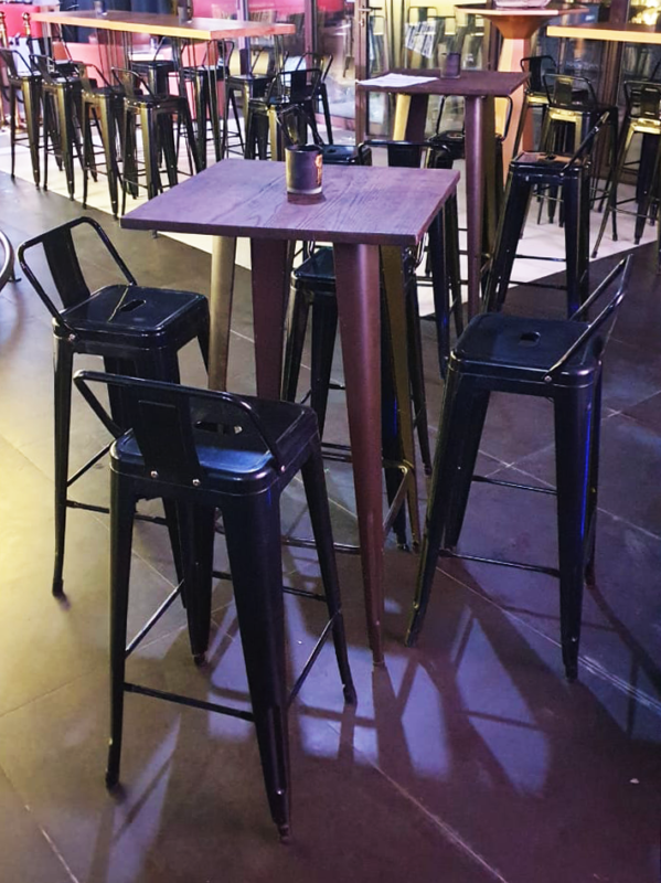 Rustic Outdoor High Table Rental in Dubai, Abu Dhabi, UAE