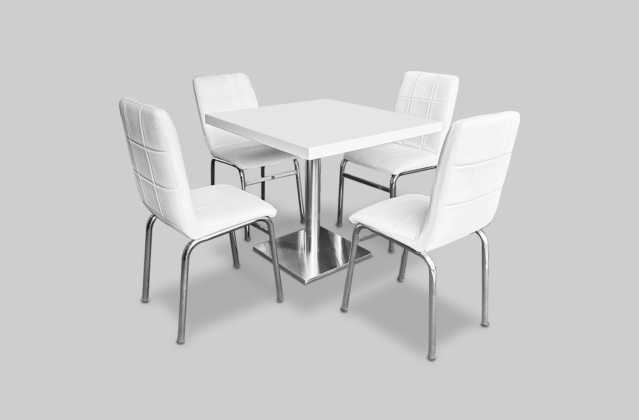 Square Exhibition Table | Exhibition Furniture Rental | Areeka Event ...