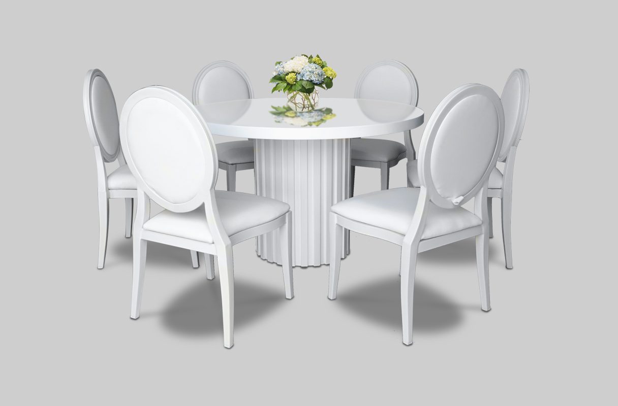 4-Seater Dinner Table | Dining Table | Areeka Event Rentals