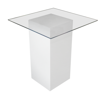 Glass High Table Rental for Dubai, Abu Dhabi, UAE events